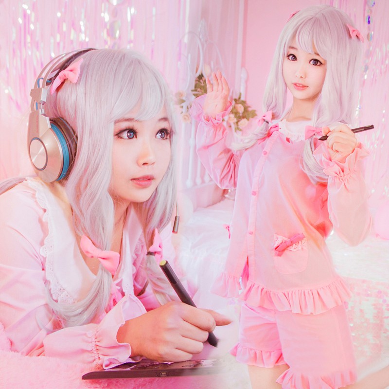 コスプレ衣装 - エロマンガ先生 和泉 砂霧 いずみ さぎり パジャマ ピンク 寝巻き 女子 コスチューム通販・格安販売- COS-Ya!ショッピング